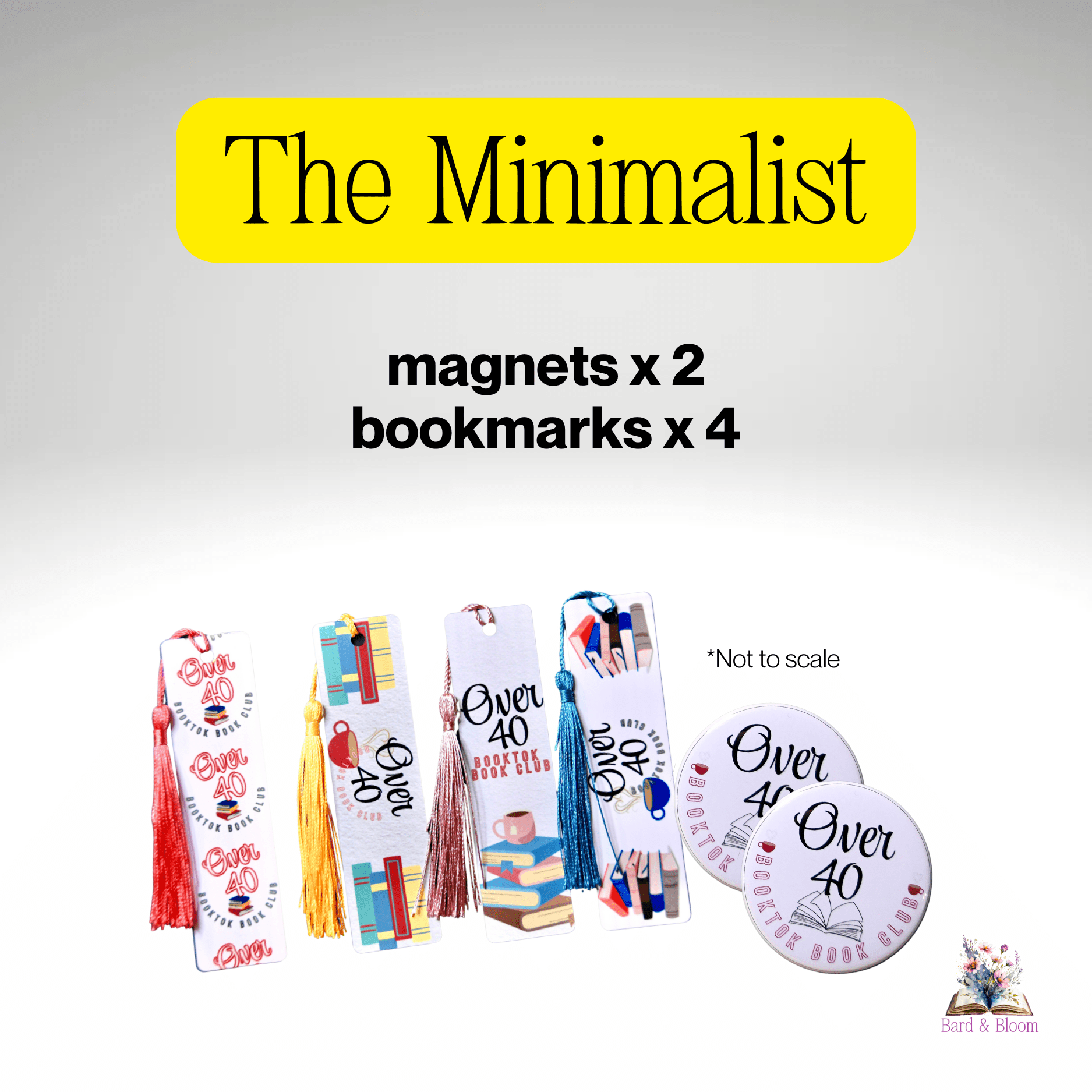 Over 40 BookTok Book Club merch pack - The Minimalist – Bard and Bloom